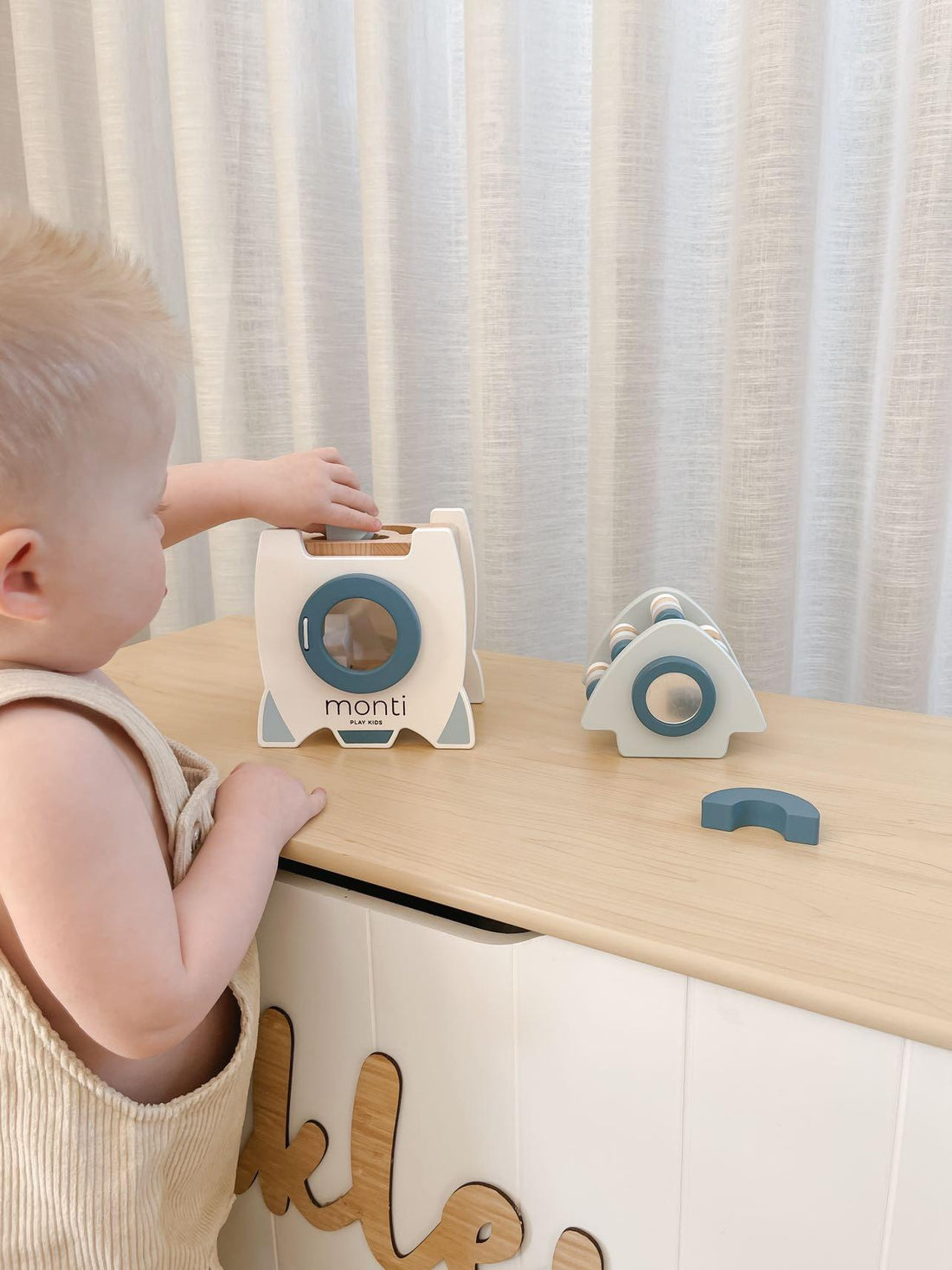 Wooden Activity Rocket | Fun and Learning Combined